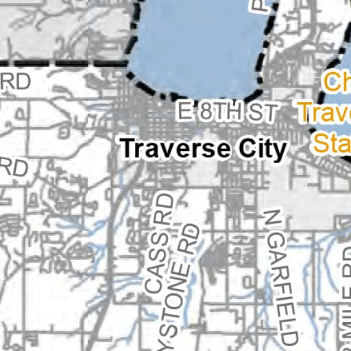 Grand Traverse County Snowmobile Trails Map by MI DNR | Avenza Maps