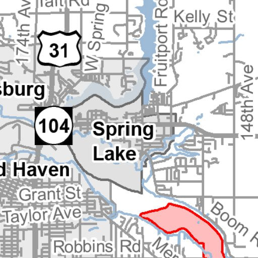Ottawa County Snowmobile Trails Map by MI DNR | Avenza Maps