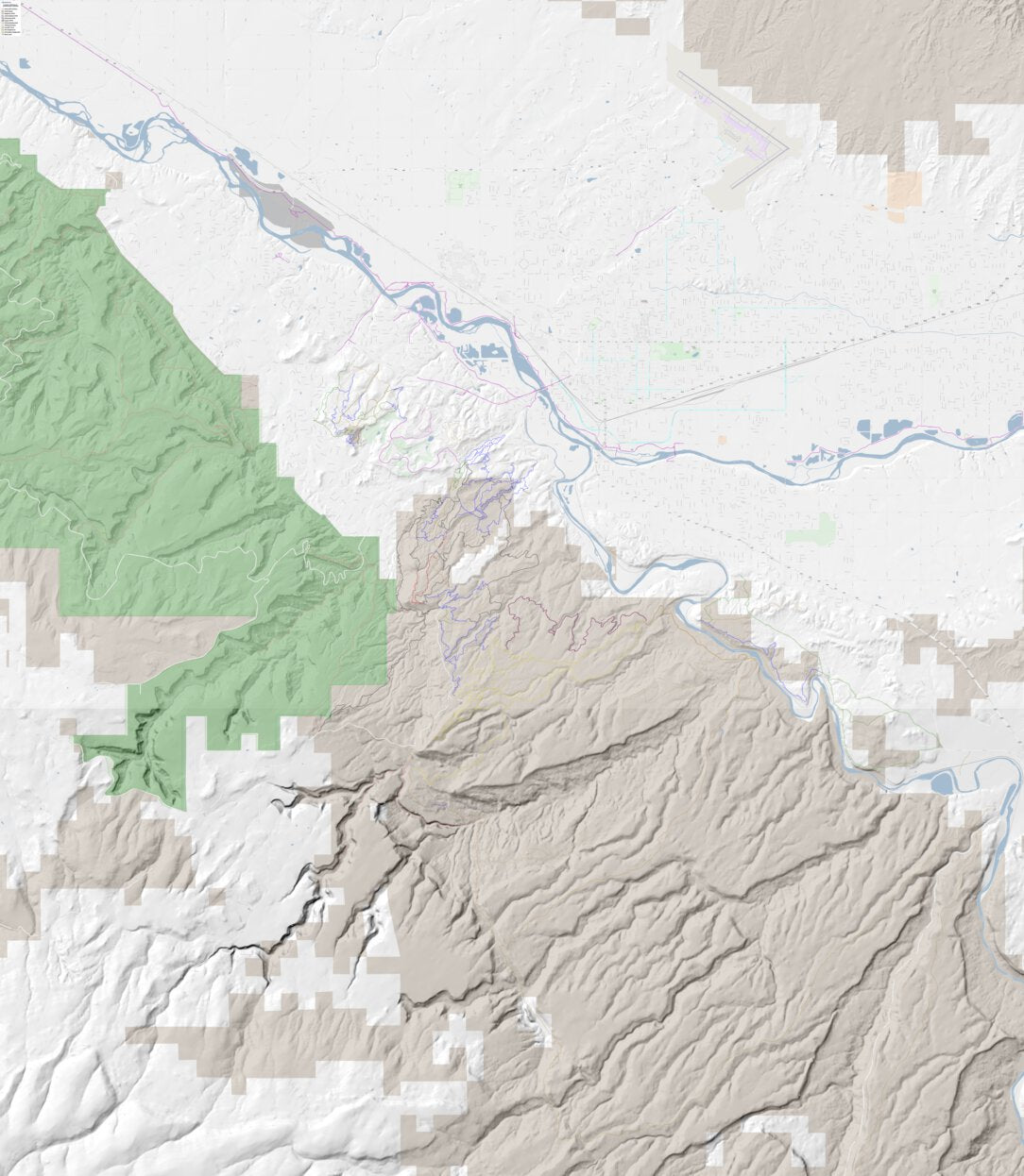 Lunch Loops (Grand Junction) Map by Orbital View, Inc. | Avenza Maps