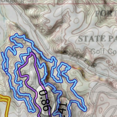 Fort Harrison Park Trails - Indianapolis Map by Slow Foot Movement ...