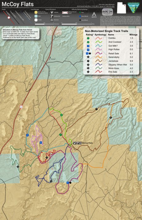 BLM Utah McCoy Flats Map by Bureau of Land Management - Utah | Avenza Maps