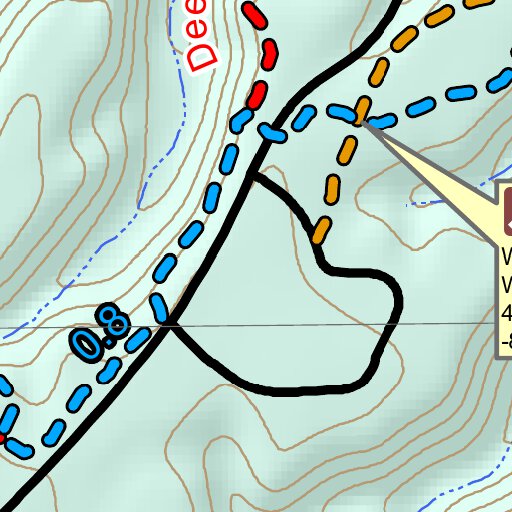 Hiker on the Go: Brecksville Reservation Trails Map by Buckeye Trail ...