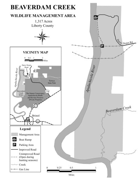 Beaverdam Creek WMA Brochure Map by Florida Fish and Wildlife ...