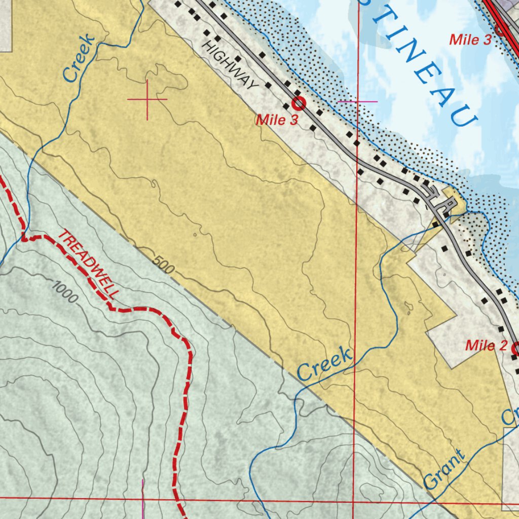 Juneau Area Trails Guide - Douglas Island to Downtown Juneau Inset Map ...