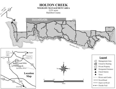 Holton Creek WMA Brochure Map by Florida Fish and Wildlife Conservation ...