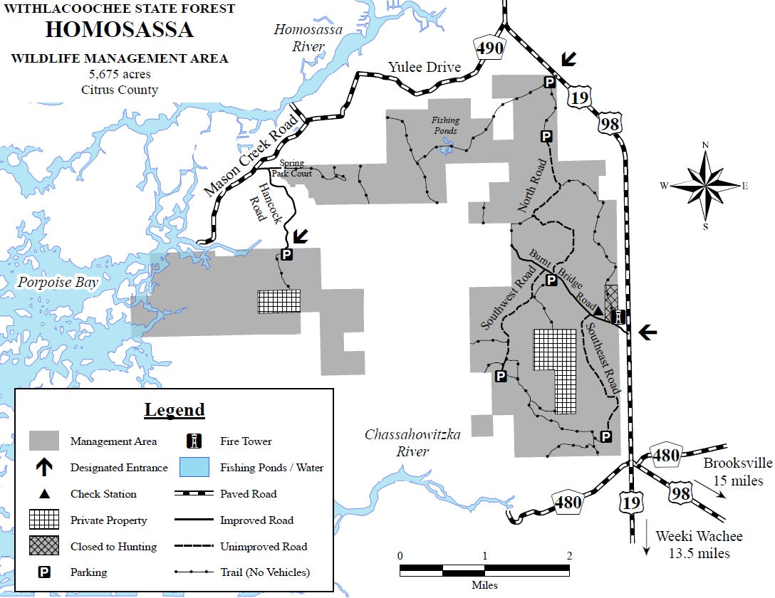 Homosassa WMA Brochure Map by Florida Fish and Wildlife Conservation ...
