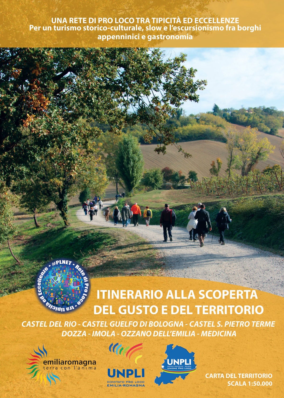 Itinerario alla scoperta del gusto e del territorio Map by TrackGuru ...