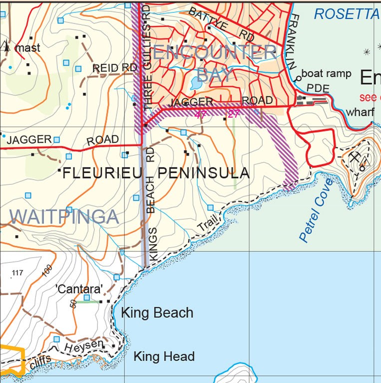 Mount Lofty Ranges Map 81D by Mapland - Department for Environment and ...