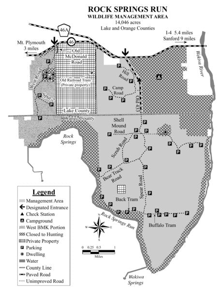 Rock Springs Run WMA Brochure Map by Florida Fish and Wildlife ...