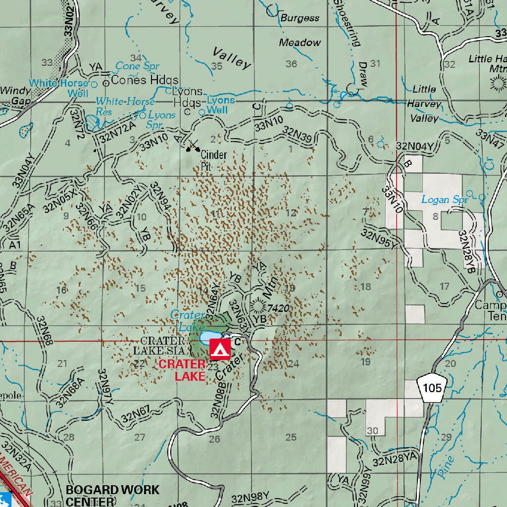Lassen National Forest Visitor Map by US Forest Service R5 | Avenza Maps