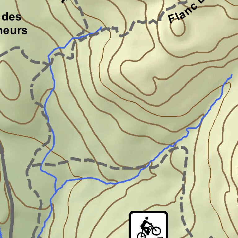 Parc national du Mont-Orford : Carte de vélo générale Map by Sepaq ...