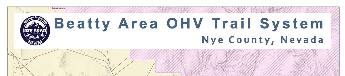 Beatty OHV Trails Map by Nevada Department of Conservation and Natural ...
