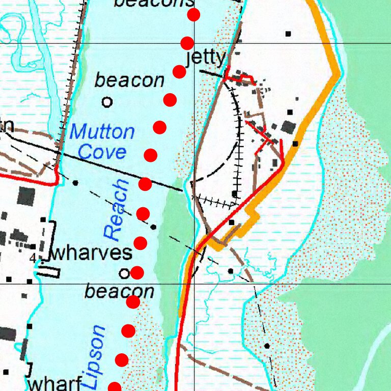 PaddleSA Torrens Island Circumnavigation Map by PaddleSA | Avenza Maps