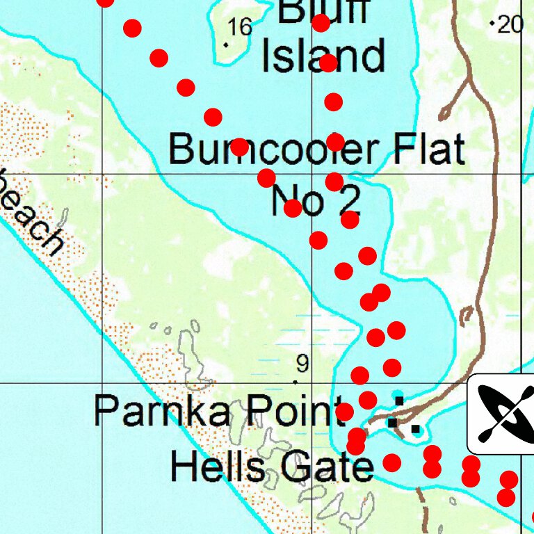 PaddleSA Parnka Point Trail Map by PaddleSA | Avenza Maps
