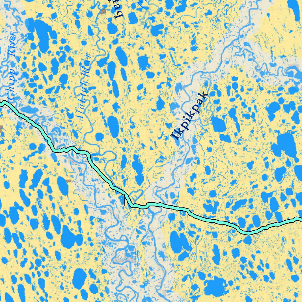 National Petroleum Reserve in Alaska (NPR-A) Map by Bureau of Land ...