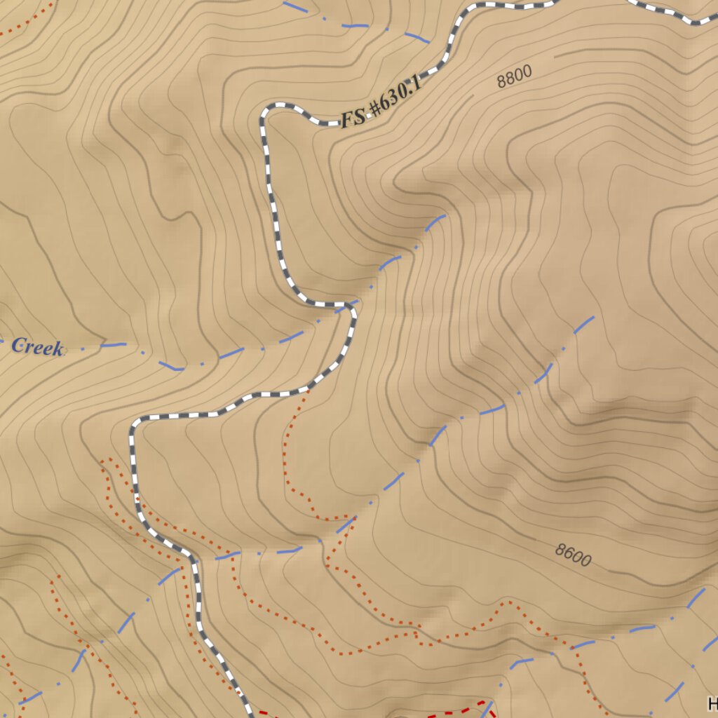 Devil Mountain, Colorado 7.5 Minute Topographic Map - Color Hillshade ...