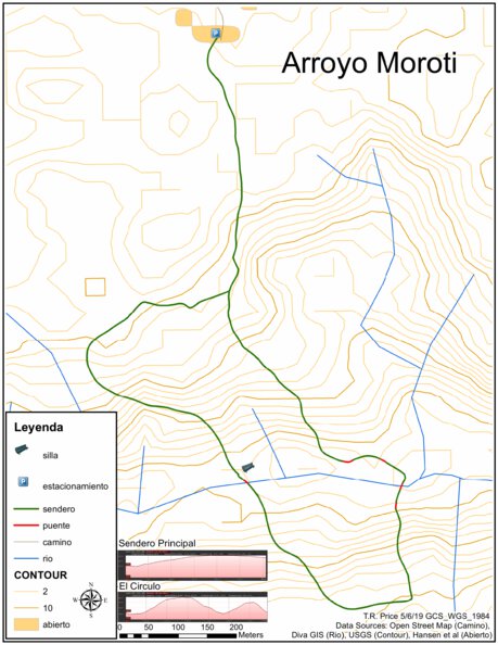 Arroyo Moroti Map by Terex Maps | Avenza Maps