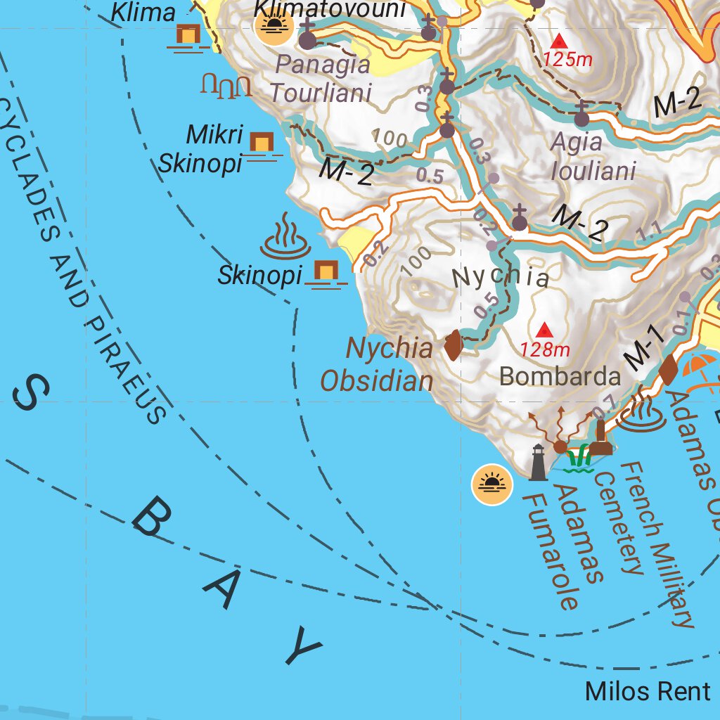 Map 01: Milos - The Island by Milos Smart Maps | Avenza Maps