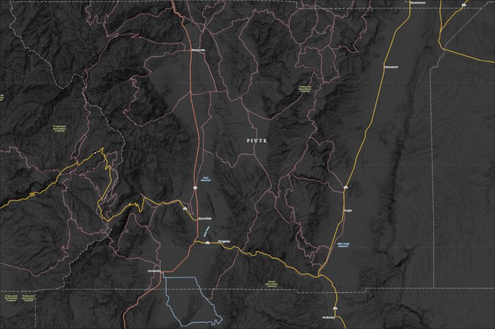 Circle Valley Loop Map by Piute county | Avenza Maps