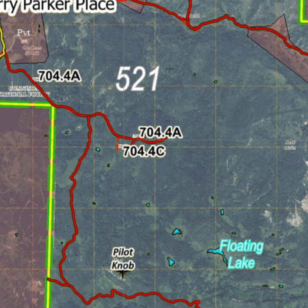 Colorado Unit 521 Turkey, Goose, and Pheasant Concentration Map by ...