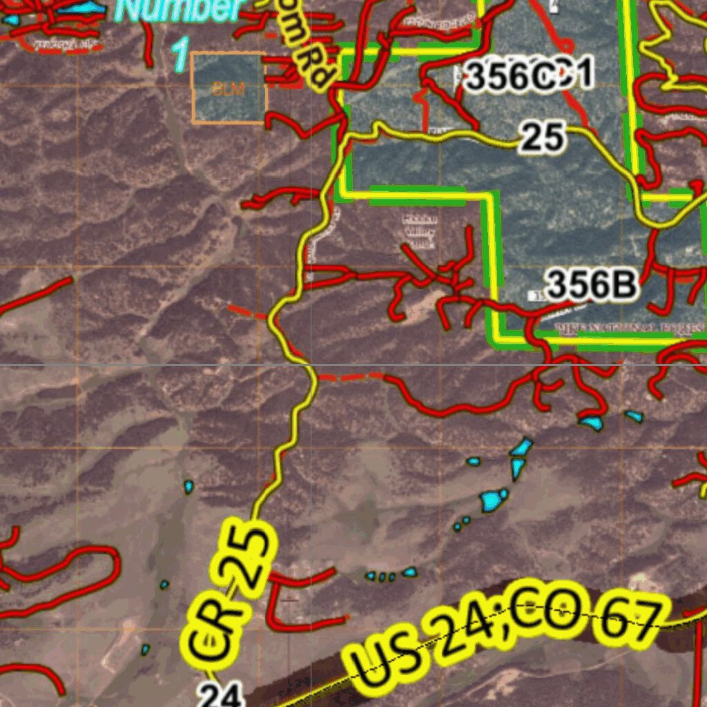 Colorado Unit 511 Turkey, Goose, and Pheasant Concentration Map by ...