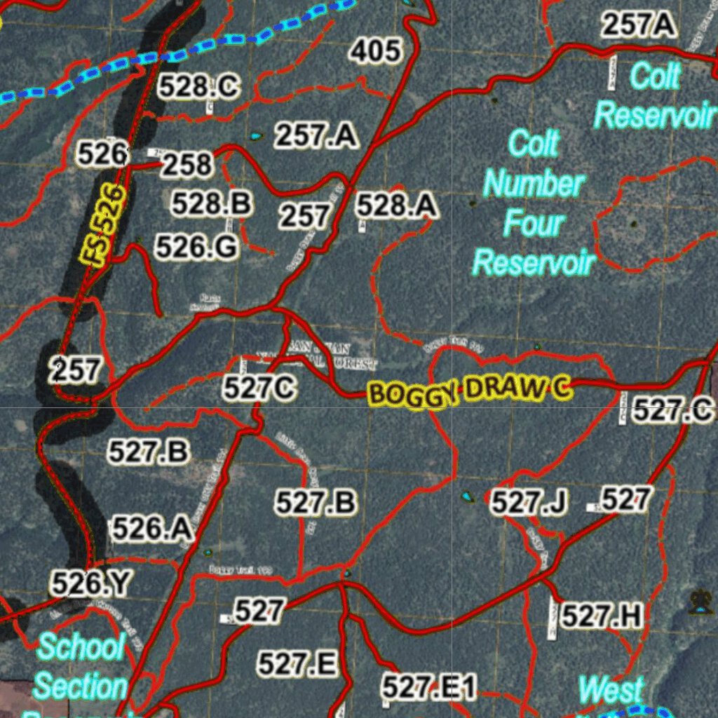 Colorado Unit 71 Turkey, Goose, and Pheasant Concentration Map by ...