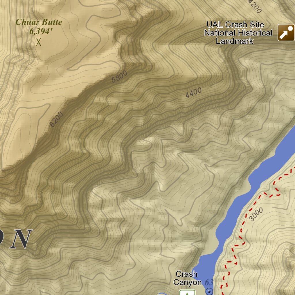 Cape Solitude, Arizona 7.5 Minute Topographic Map - Color Hillshade by ...