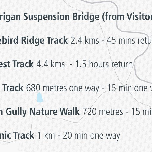 Tarra Bulga National Park-East Visitor Guide Map by Parks Victoria ...