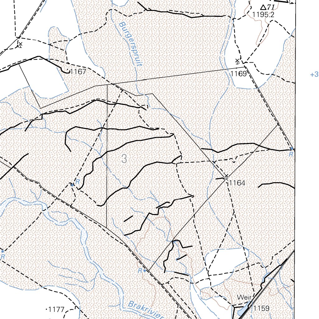 3123CB BULBERG Map by Chief Directorate: National Geo-spatial ...