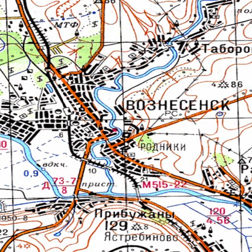 Soviet Genshtab - l36-02--(1980) - Ukraine Map by Avenza Systems Inc ...