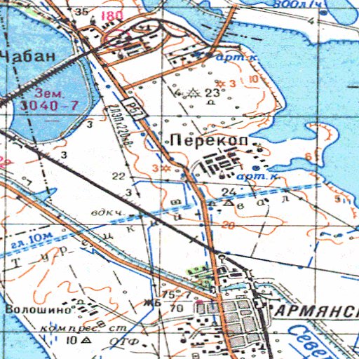 Soviet Genshtab - l36-16--(1987) - Ukraine Map by Avenza Systems Inc ...