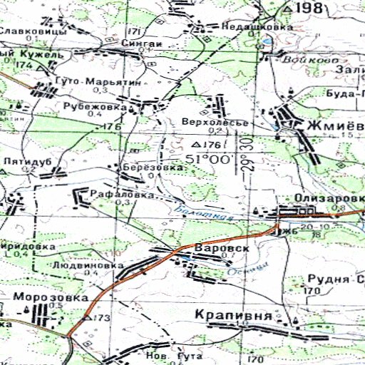 Soviet Genshtab - m35-12--(1980) - Ukraine Map by Avenza Systems Inc ...