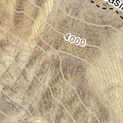 Calico Hills Trails Map by Red Rock Canyon National Conservation Area ...