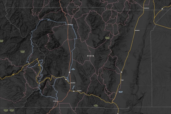 60 Inch Special Map by Piute county | Avenza Maps