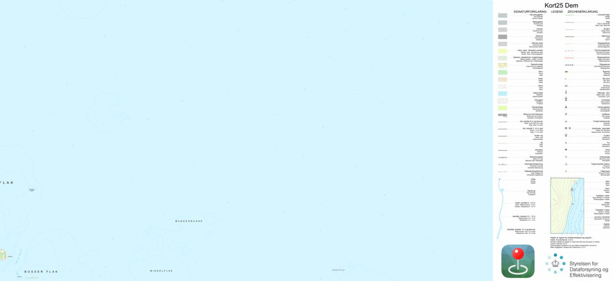 Samsø 2 (1:25,000 scale) Map by Kortforsyningen | Avenza Maps