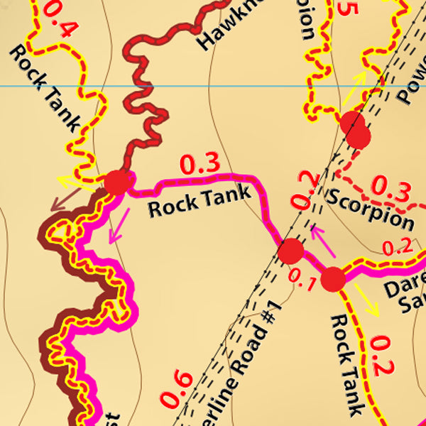 Brown's Ranch. Scottsdale Arizona. Map by Big Loop Maps | Avenza Maps