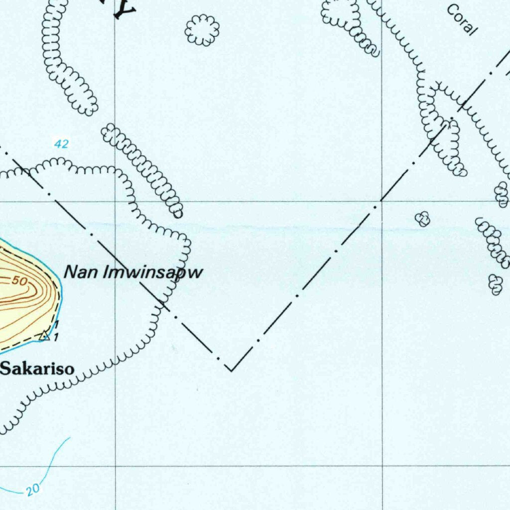 Island Of Pohnpei (Northeast), FM (2001, 25000-Scale) Map by United ...