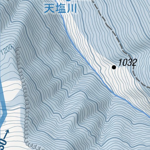 Teshio-dake Western Ridge Ski Touring (Hokkaido, Japan) Map by ...