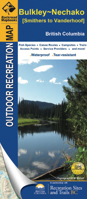 Bulkley-Nechako Recreation Map (BC Rec Map Bundle) by Backroad Mapbooks ...