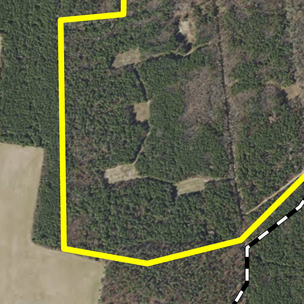 Delaware Forest Service, Redden State Forest, Townsend tract Map by ...