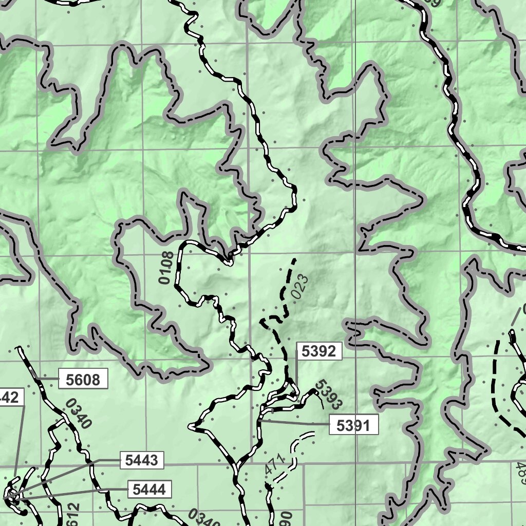 Manti La Sal National Forest Monticello Ranger District Travel Map 2020 ...