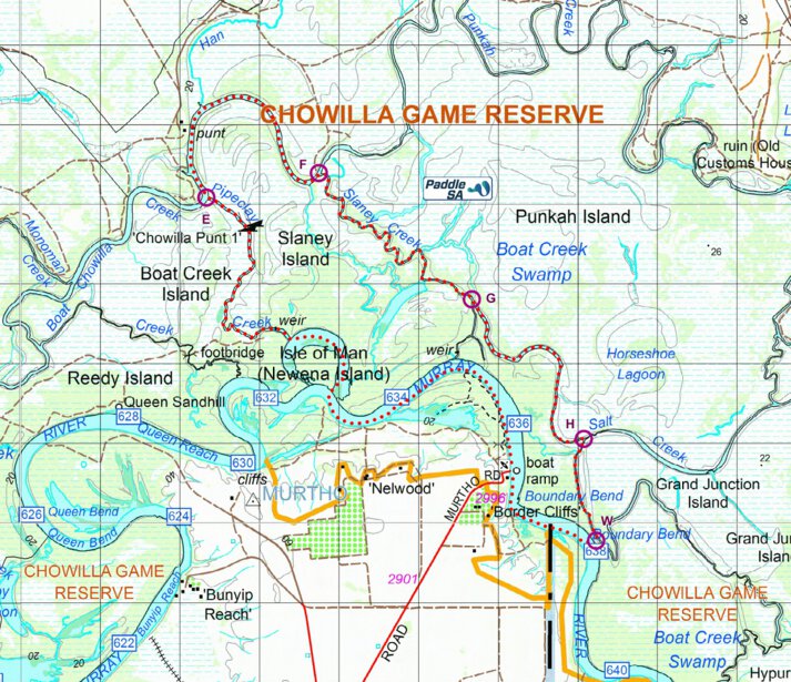 PaddleSA Slaney Island Loop Trail Map by PaddleSA | Avenza Maps