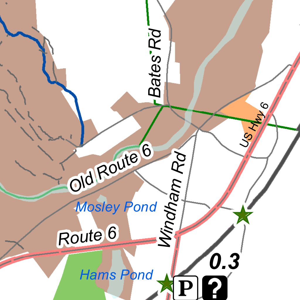 Air Line State Park - North Windham Map by State of Connecticut DEEP ...