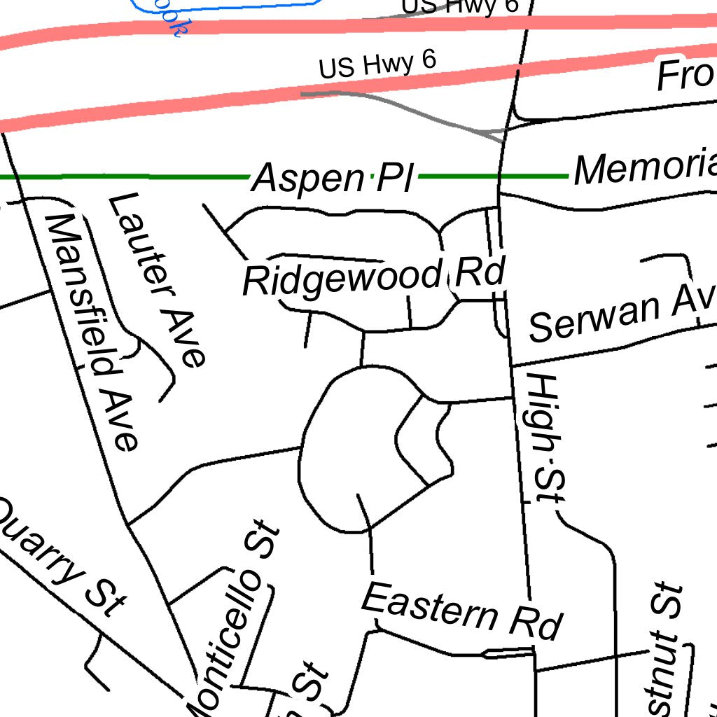Air Line State Park - Lebanon and Windham Connection Map by State of ...