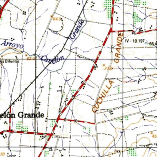 Santa Rosa (J27) Map by Instituto Geografico Militar de Uruguay ...