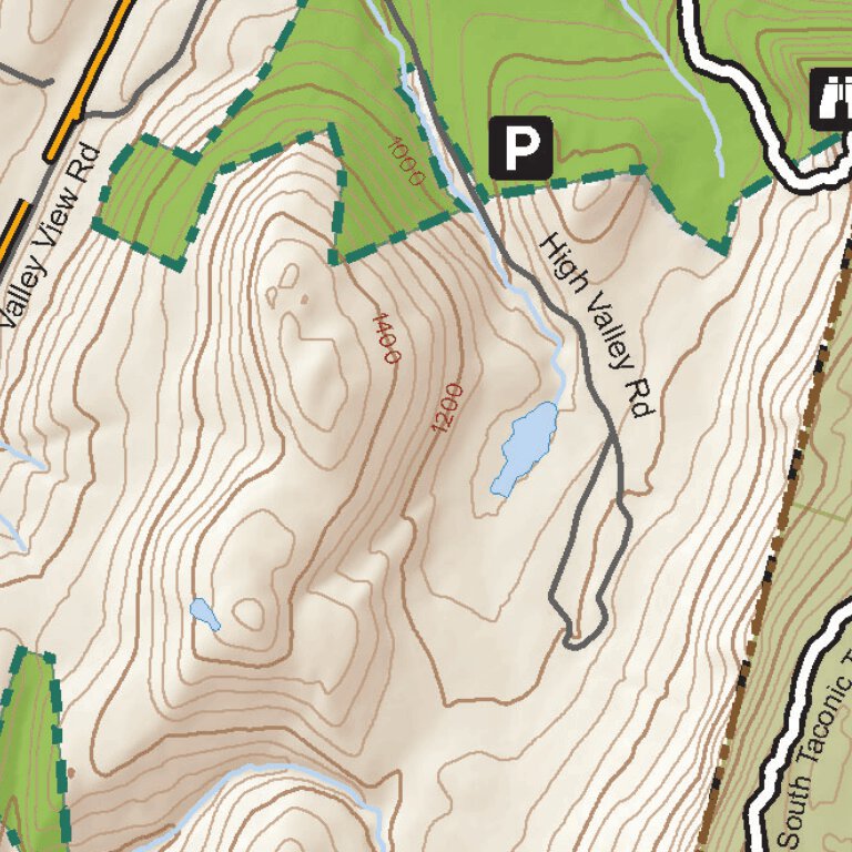 Taconic State Park Trail Map North by New York State Parks | Avenza Maps