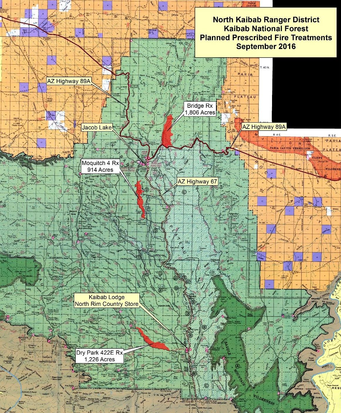 2019 North Kaibab Fire Maps Map by Arizona Mushroom Society | Avenza Maps