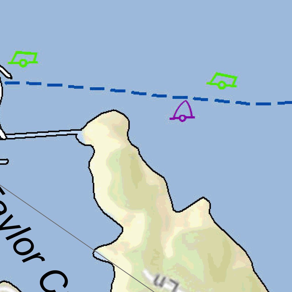 Tennessee River Chart 4 - Kentucky Dam; Gilbertsville, KY; Grand Rivers ...