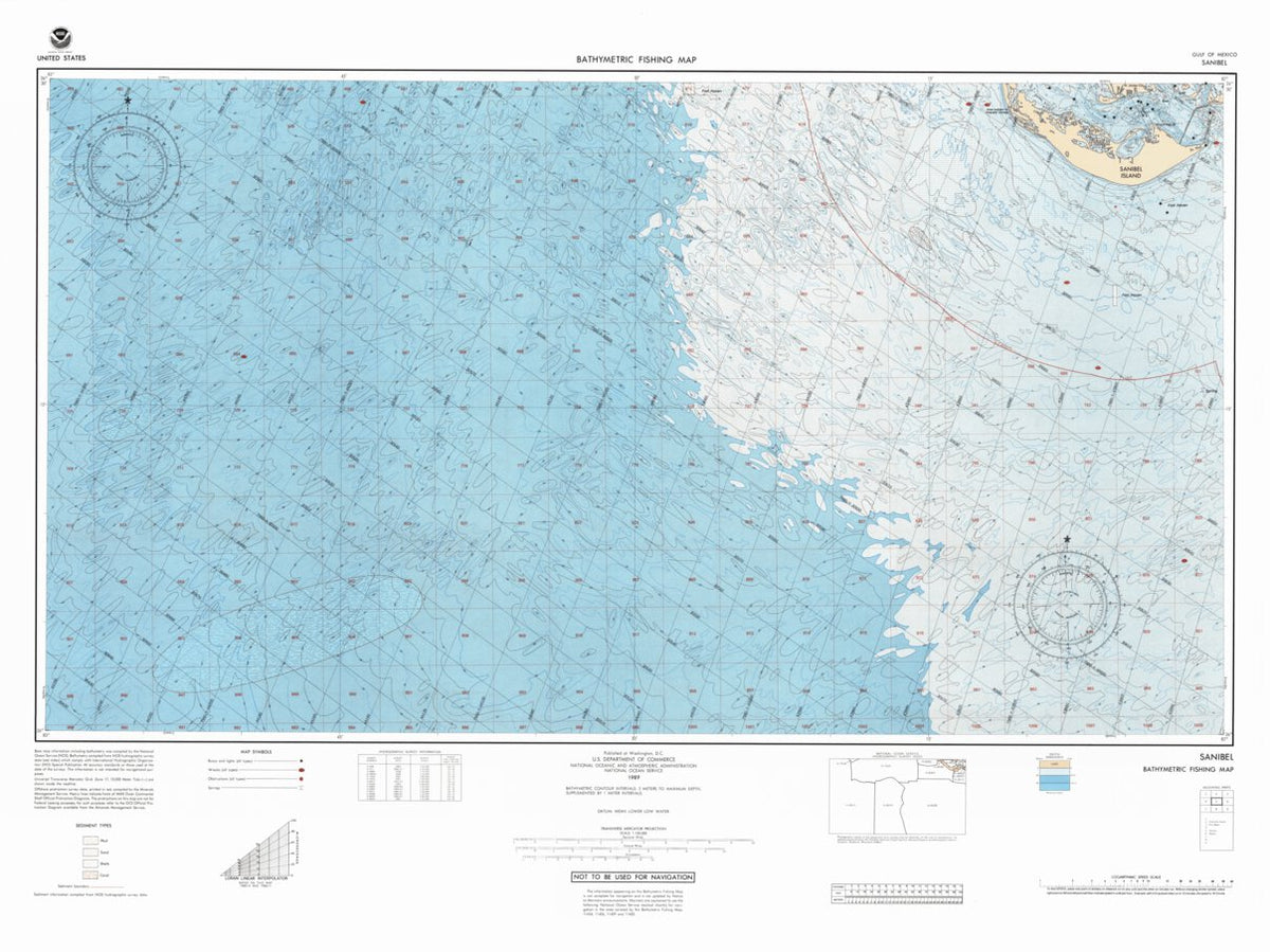 Sanibel (F-17) Map by National Oceanographic & Atmospheric ...
