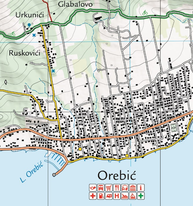 Poluotok Pelješac Map by Croatian Mountain Rescue Service - HGSS ...